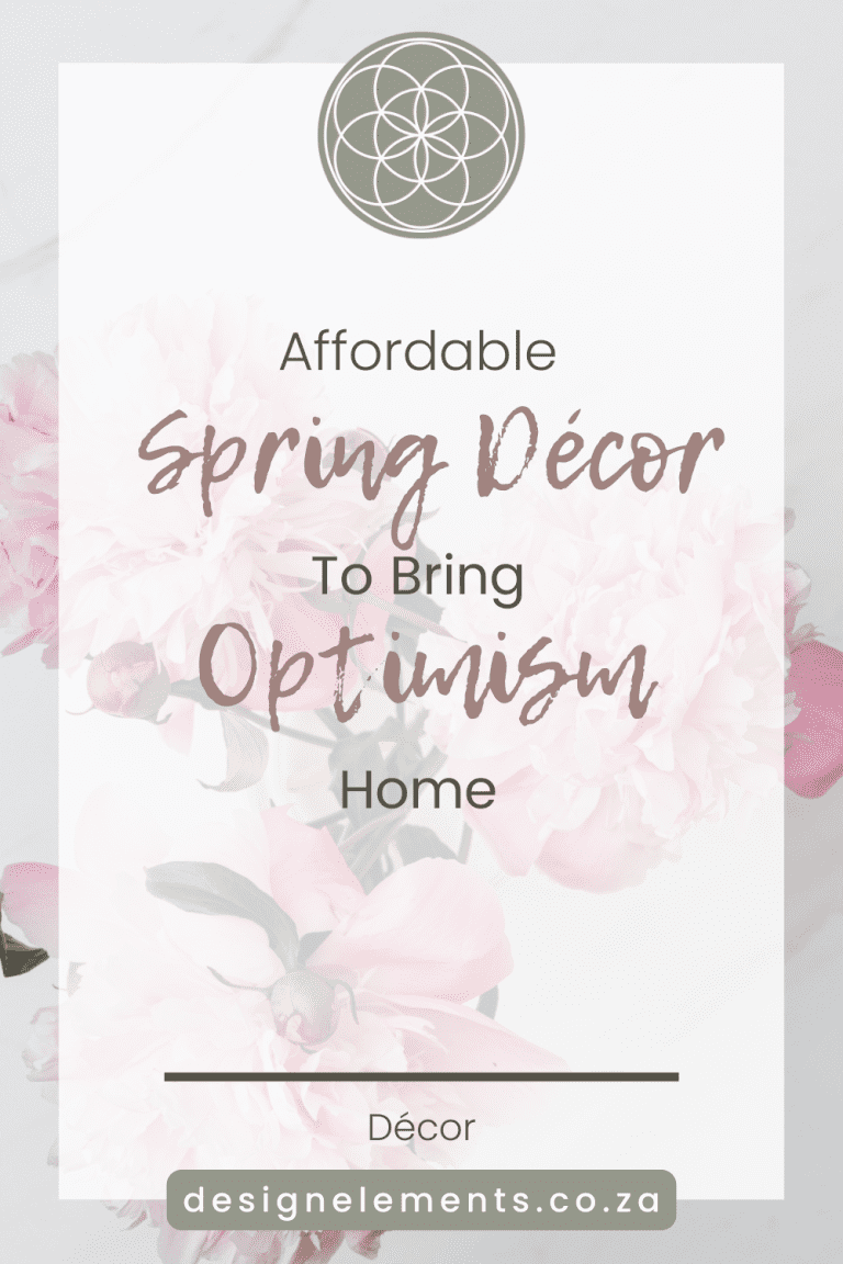 Affordable Spring Décor To Bring Optimism Home - Design Elements